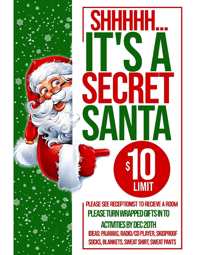 Riverview Pointe's Secret Santa